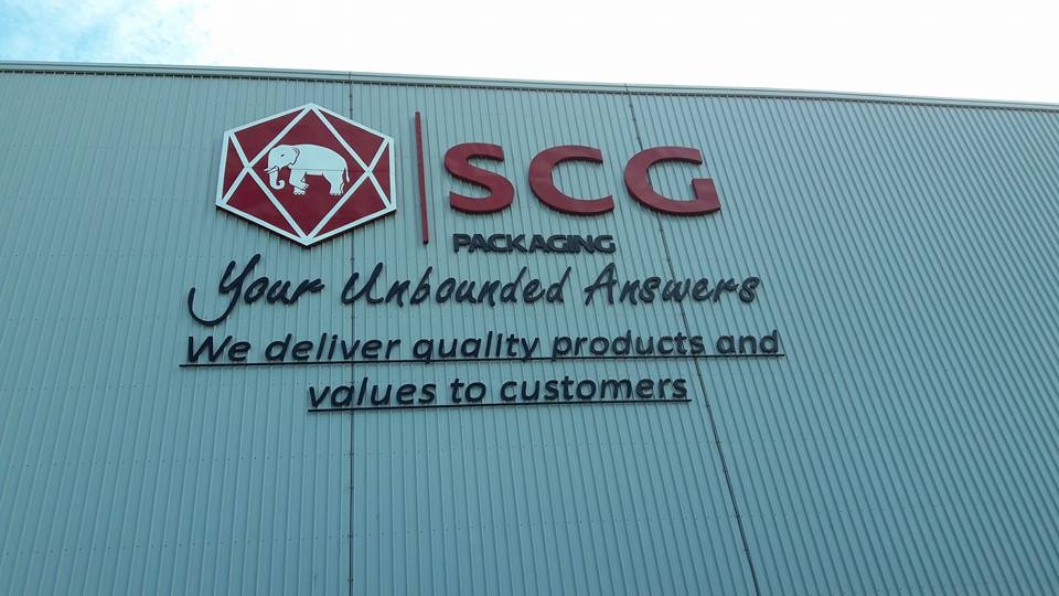 LÀM BIỂN QUẢNG CÁO CÔNG TY SCG VINA KRAFT PAPER - KCN MỸ PHƯỚC 3